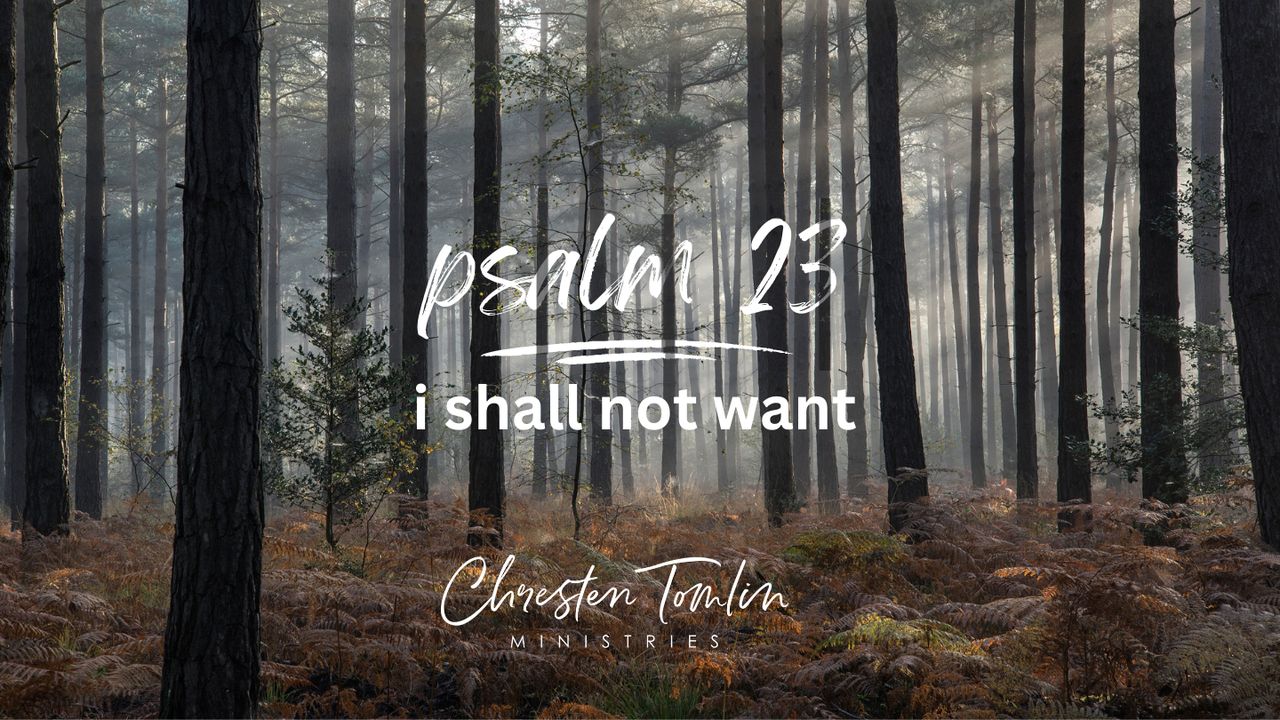 Psalm 23 | I Shall Not Want - Day 1 of 7