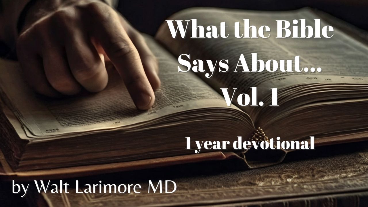 What the Bible Says About ... Volume 1 - Day 47 of 365