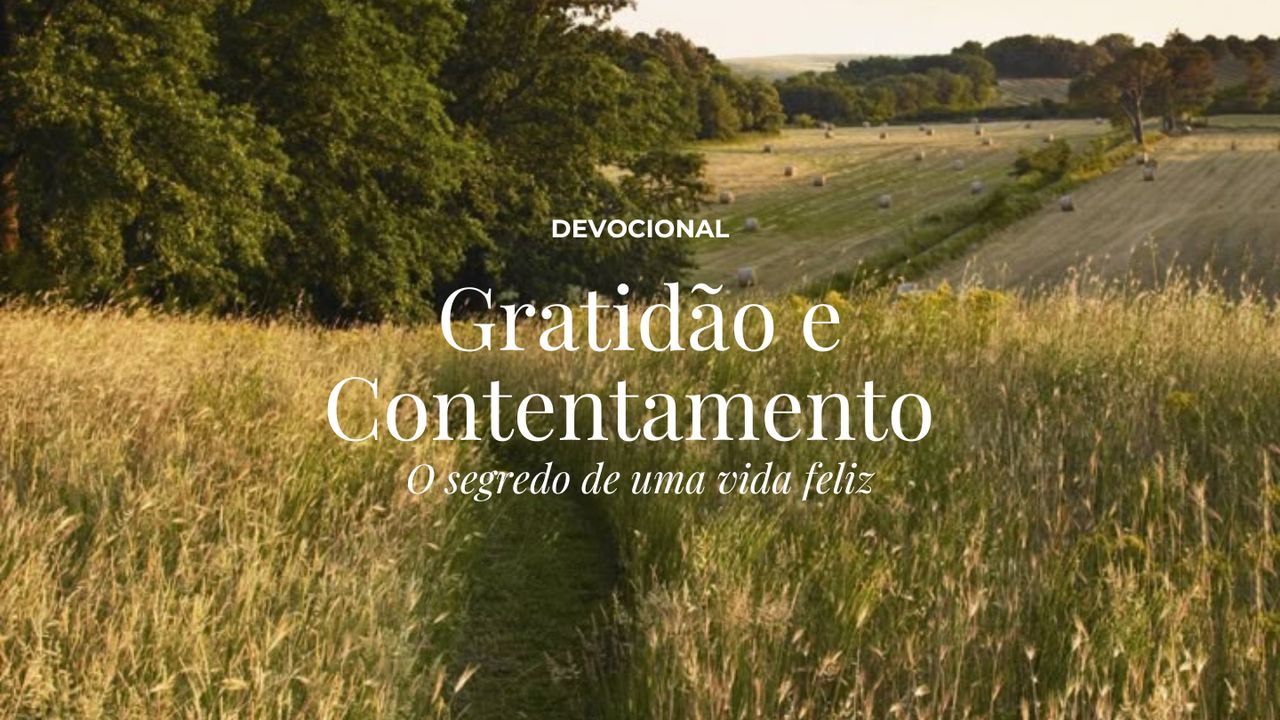 Gratidão e Contentamento: o segredo de uma vida feliz