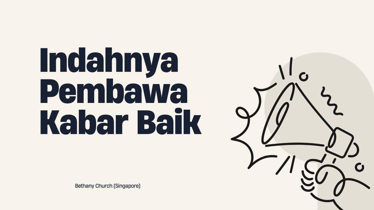 Indahnya Pembawa Kabar Baik