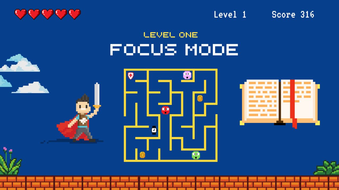 3-Day Bible Quest: Level 1: Focus Mode - Day 1 of 3