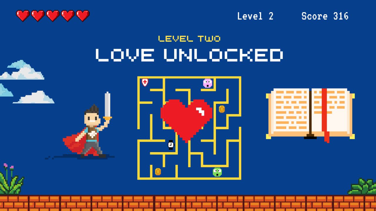 3-Day Bible Quest: Level 2: Love Unlocked – Powering Up Through Jesus