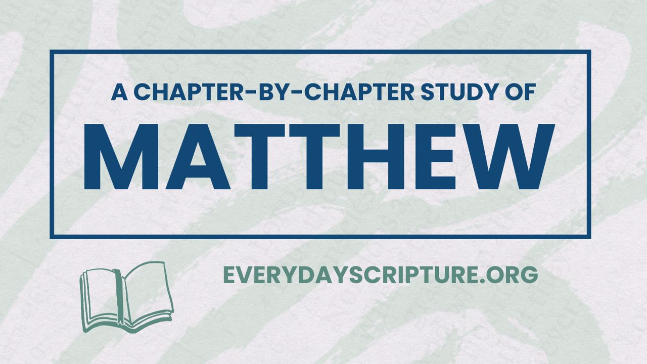 Matthew | Reading Plan + Study Questions - Day 6 of 28