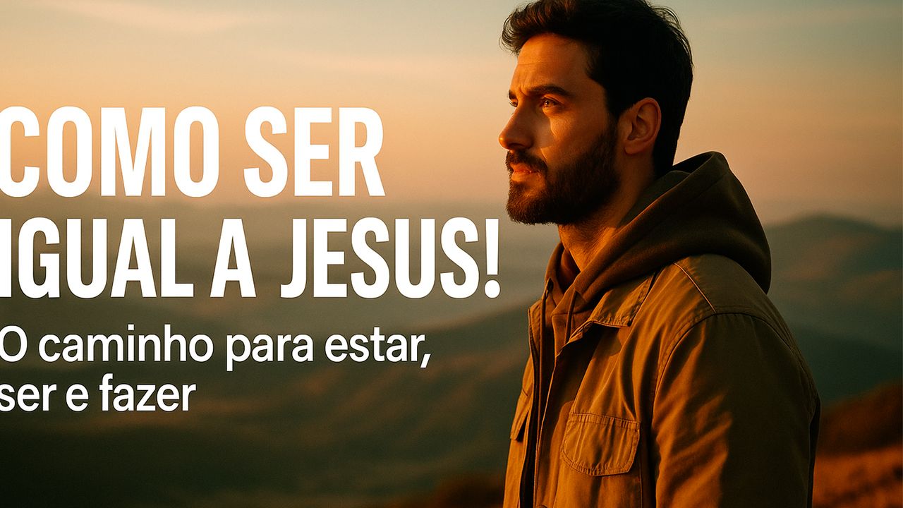 Como Ser Igual a Jesus! O Caminho Para Estar, Ser E Fazer.