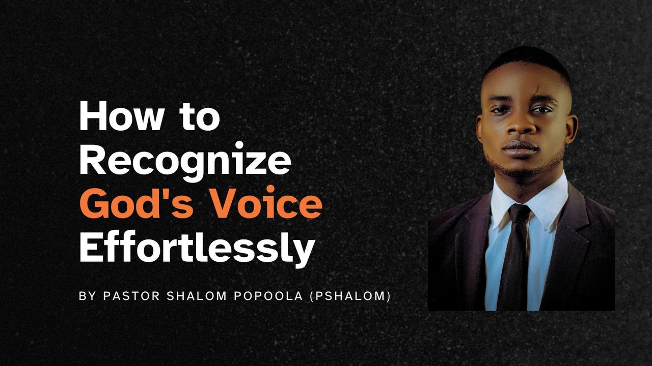 How to Recognize God's Voice Effortlessly